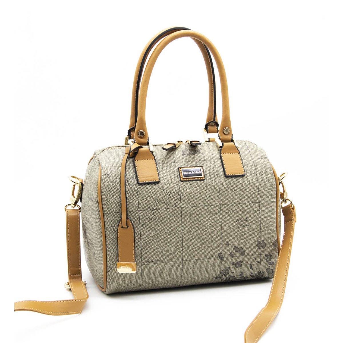 Silver&Polo Messenger Mat Γυναικειες Τσαντες Πουγκι Χεριου Ωμου